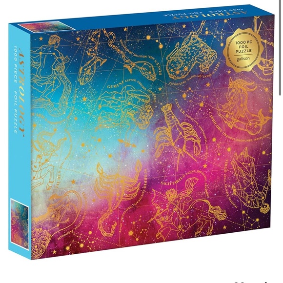 Galison | Games | Galison Astrology 00 Piece Jigsaw Puzzle For Adults ...